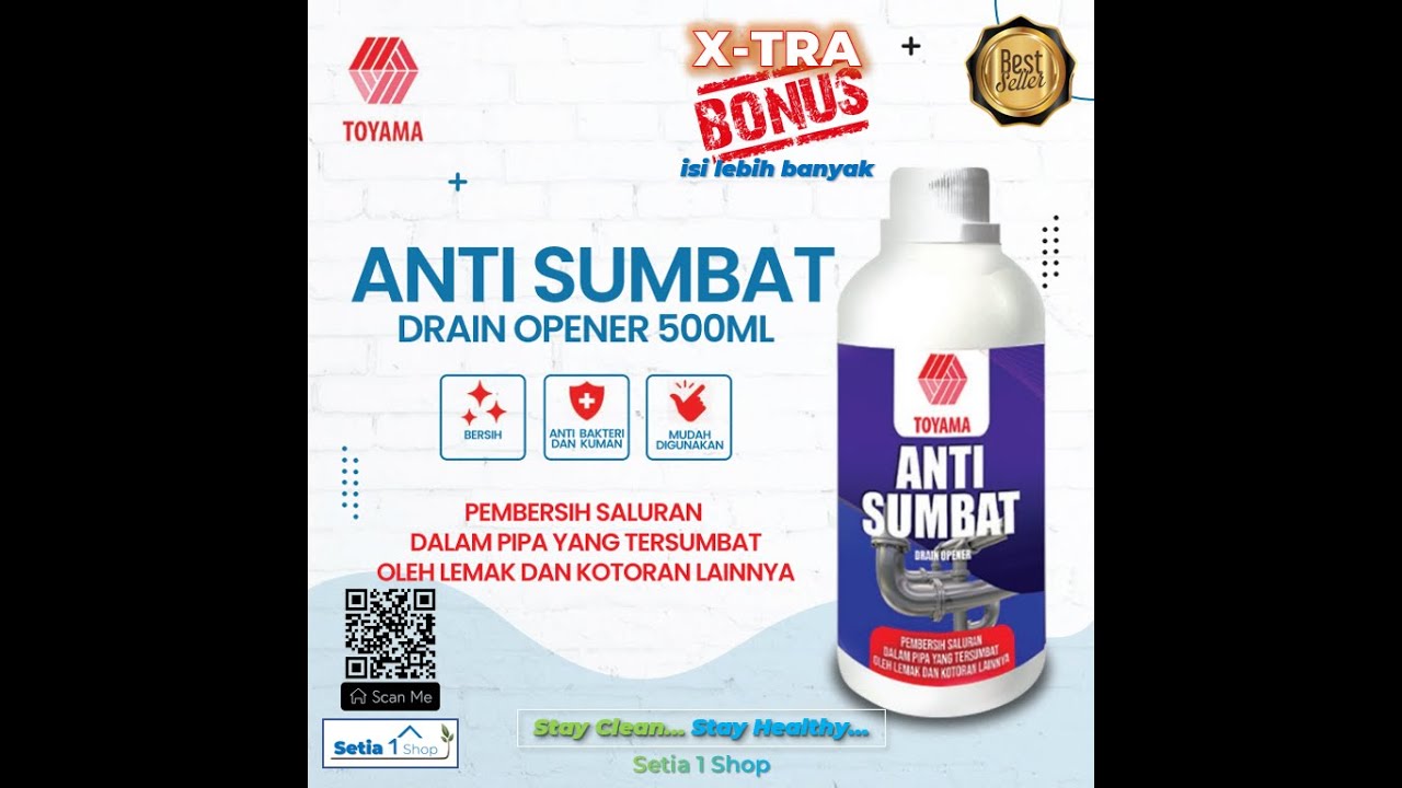 Anti Sumbat Saluran Air WC Toilet Mampet TOYAMA 500 ml » Roto-Rooter ...
